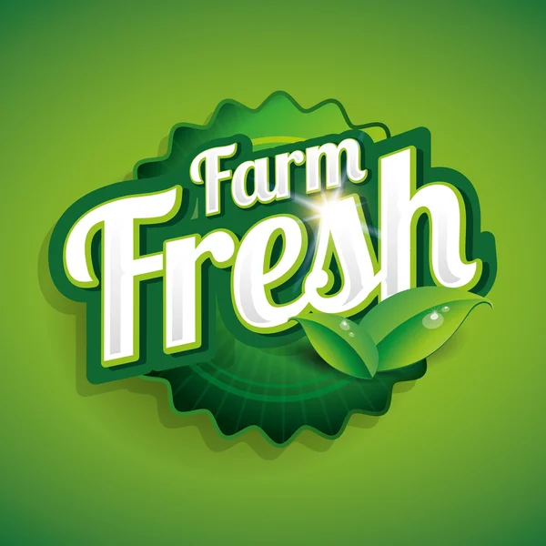 Fresh product - vector label Stock Vector Image by ©Grounder #55543155