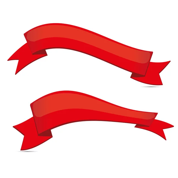 Red ribbon vector set Stock Vector Image by ©Grounder #74810755