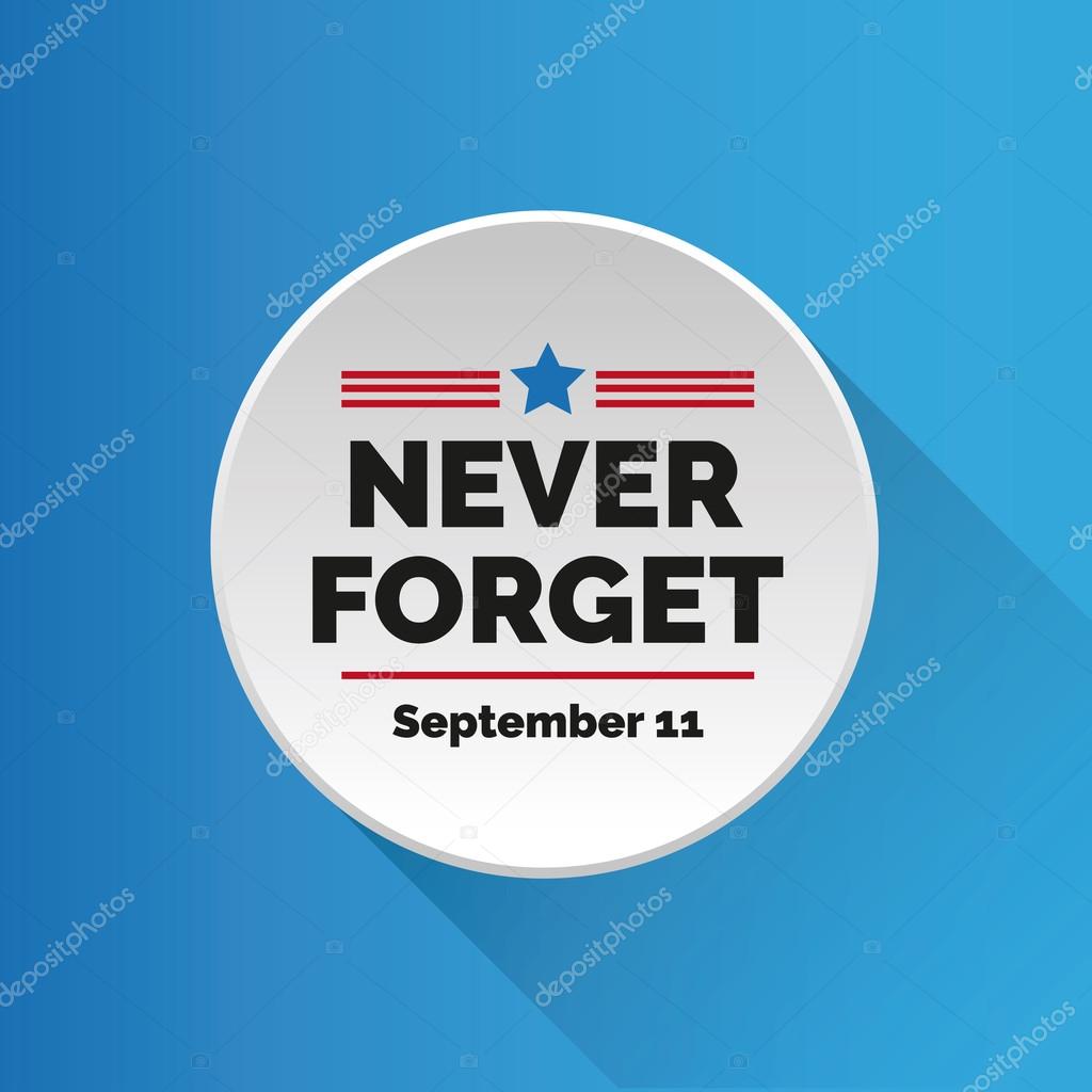 Never forget - September 11 — Stock Vector © Grounder #79524672