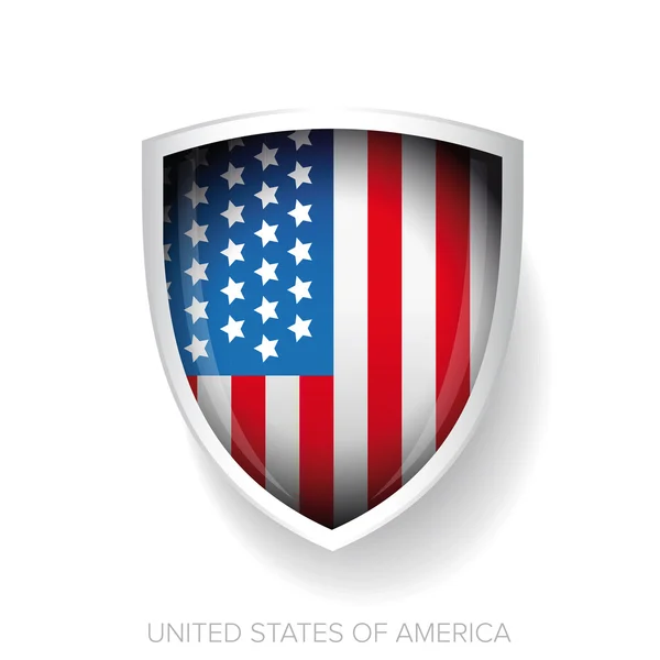 100,000 American flag shield Vector Images | Depositphotos