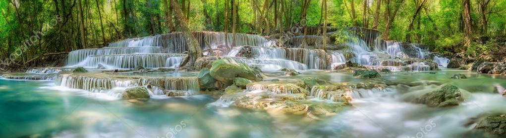 Level 6 of Huaimaekamin waterfall — Stock Photo © anekoho #57264987