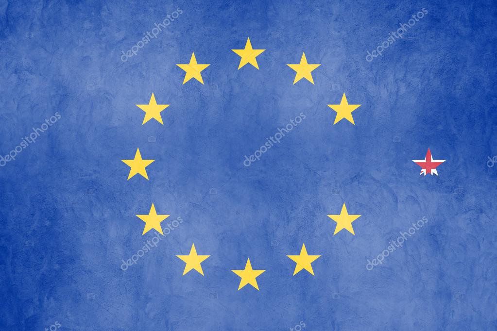 Symbol of British exit from European union — Stock Photo © minervastock ...