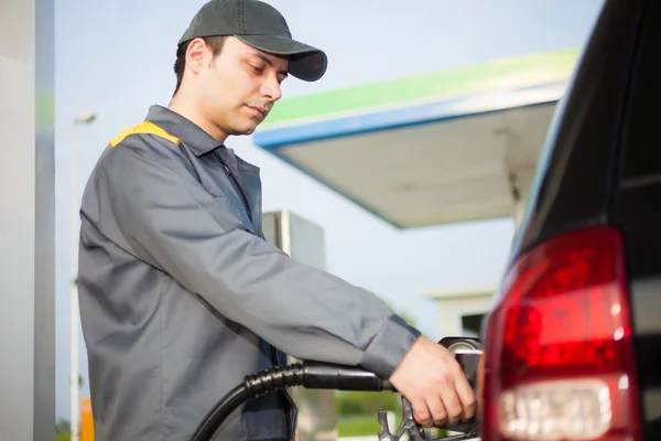 Gas station attendant Stock Photos, Royalty Free Gas station attendant ...