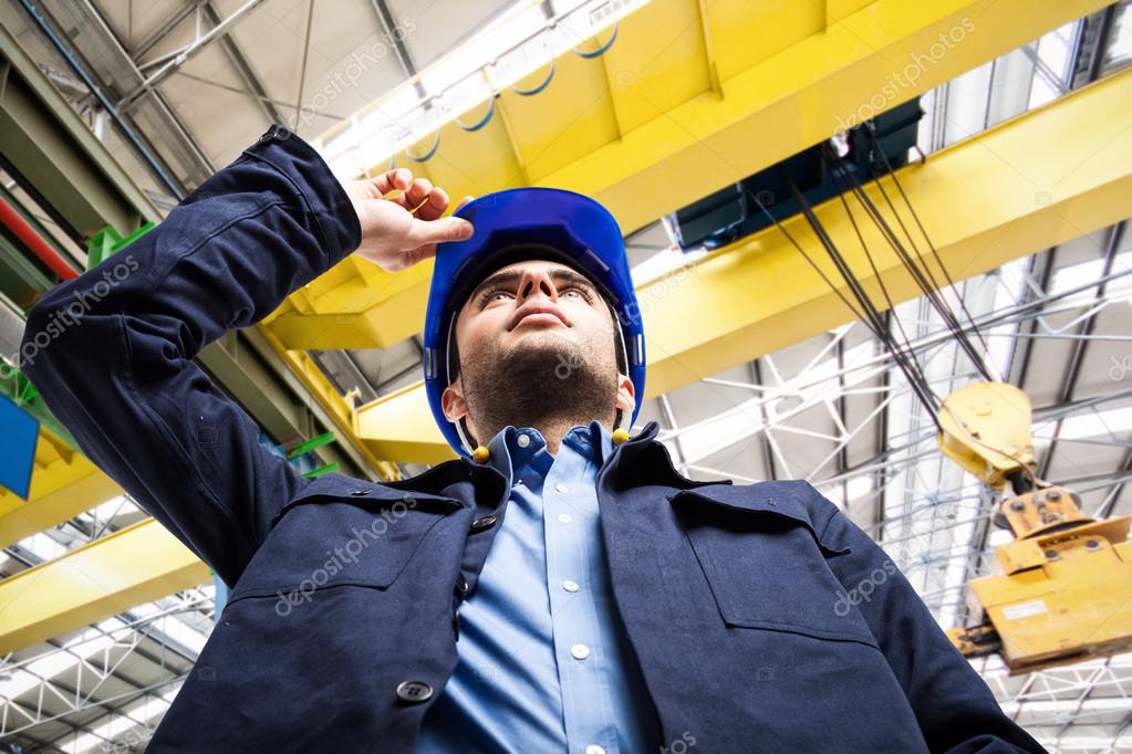 Engineer in a factory — Stock Photo © minervastock #61559751