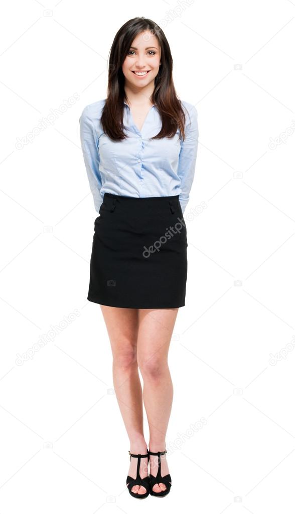 Young smiling businesswoman Stock Photo by ©minervastock 65081351