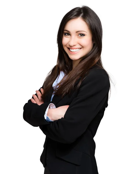 Young smiling businesswoman Stock Photo by ©minervastock 65081351