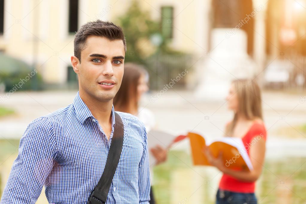 University students outdoors Stock Photo by ©minervastock 90821914