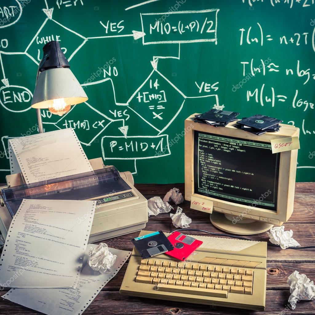 Block diagram and programming code — Stock Photo © Shaiith79 #58723539