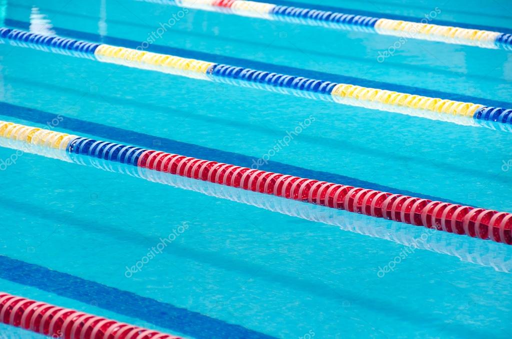 Swimming pool lanes — Stock Photo © agcuesta1 #88046216