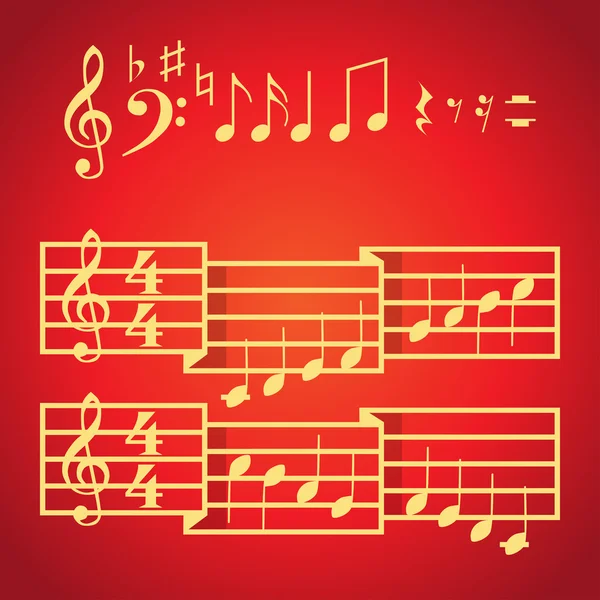 Music signature and bars Stock Vector Image by ©i3alda #58327543