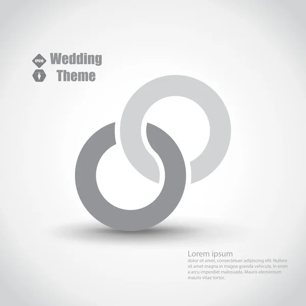 ᐈ Two ring logo stock vectors, Royalty Free two rings together ...