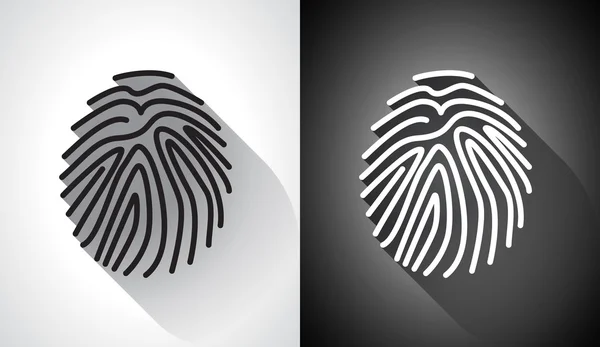 Fingerprint in negative Stock Vector Image by ©i3alda #6822283