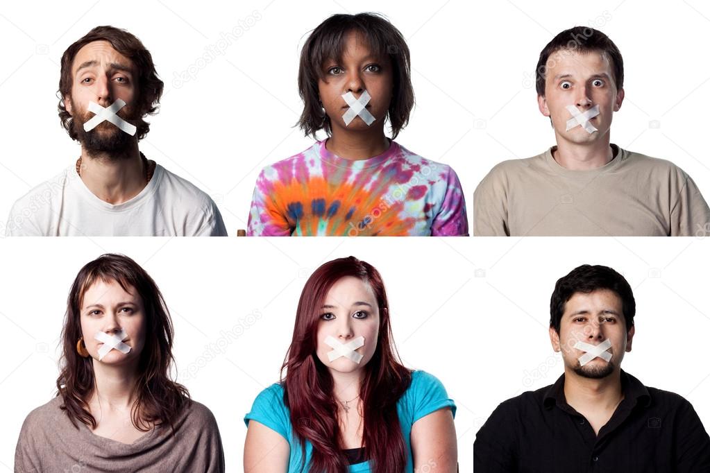 Silenced young people — Stock Photo © doglikehorse #65070475