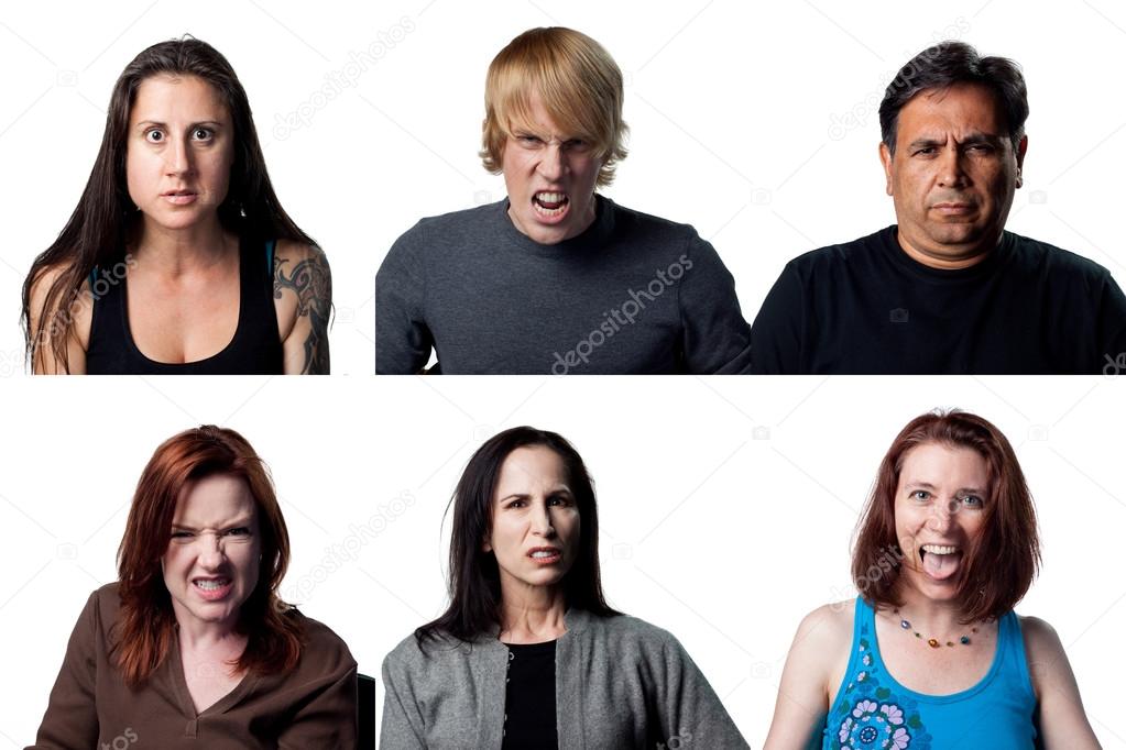 Angry Group Of People