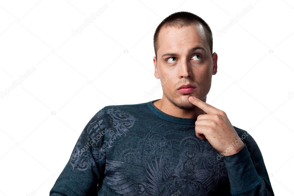 Person In Deep Thought