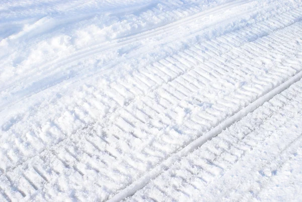 Snowmobile track on snow Stock Photo by ©auriso 4177015