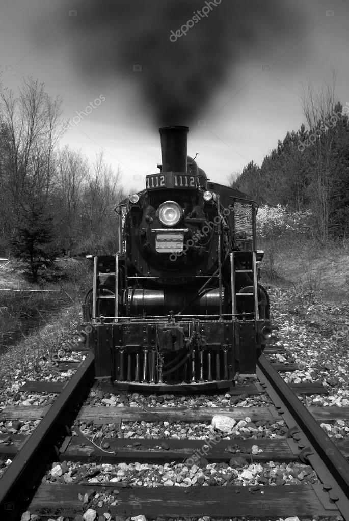 Long Black Train — Stock Photo © AlphaBaby #78165800