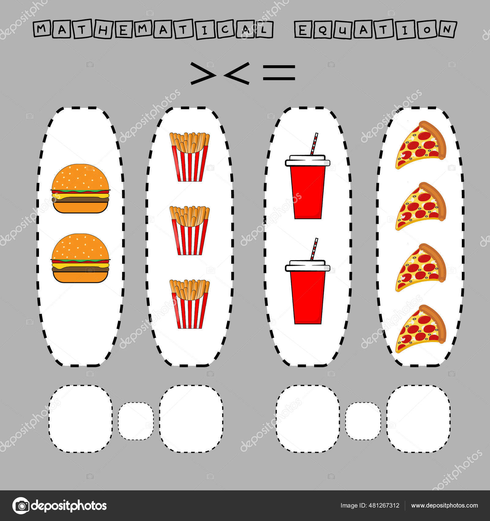French Fries Math Activity