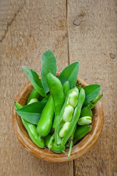Green broad beans Stock Photo by ©Derkien 120526886
