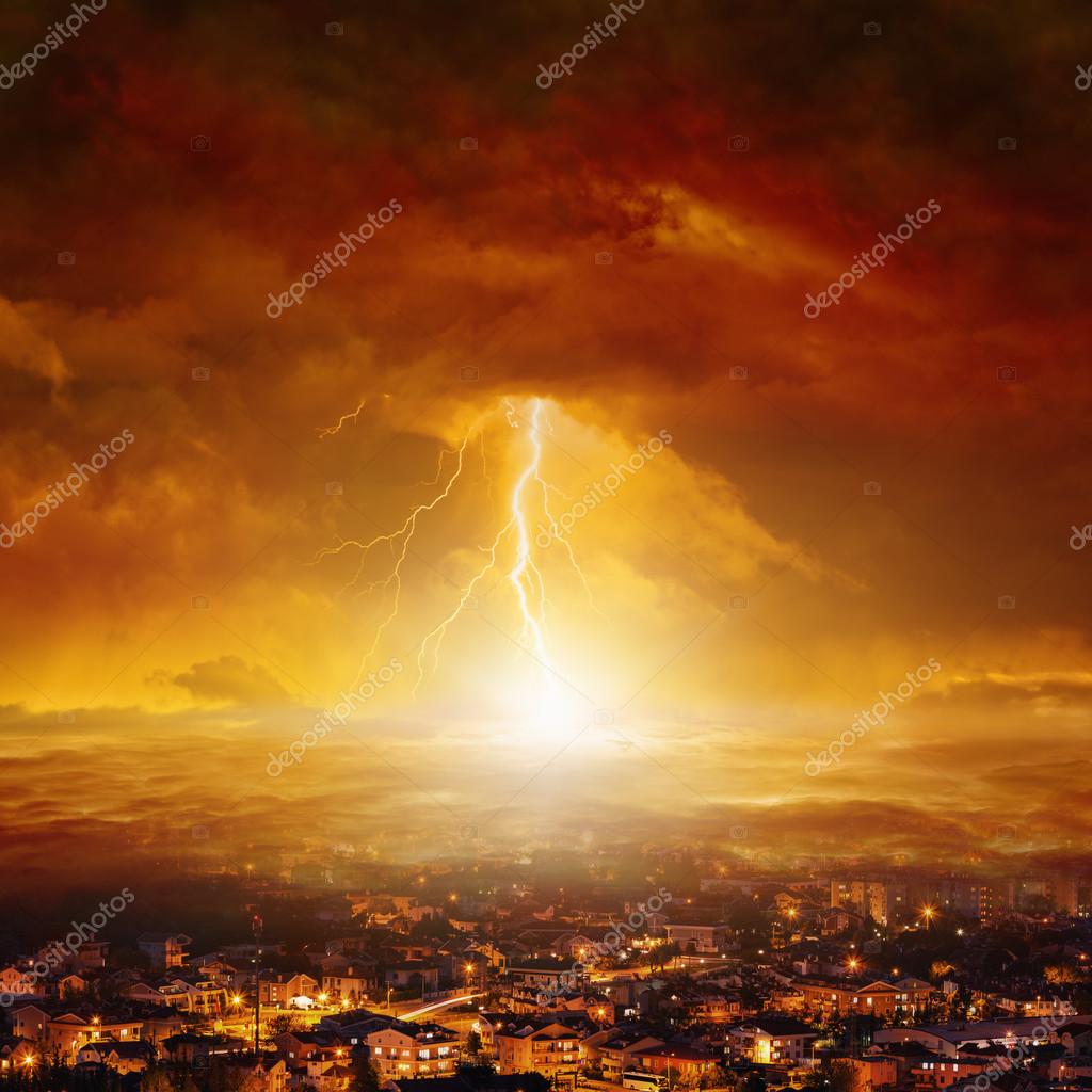 Judgment day, end of world Stock Photo by ©I_g0rZh 111286938
