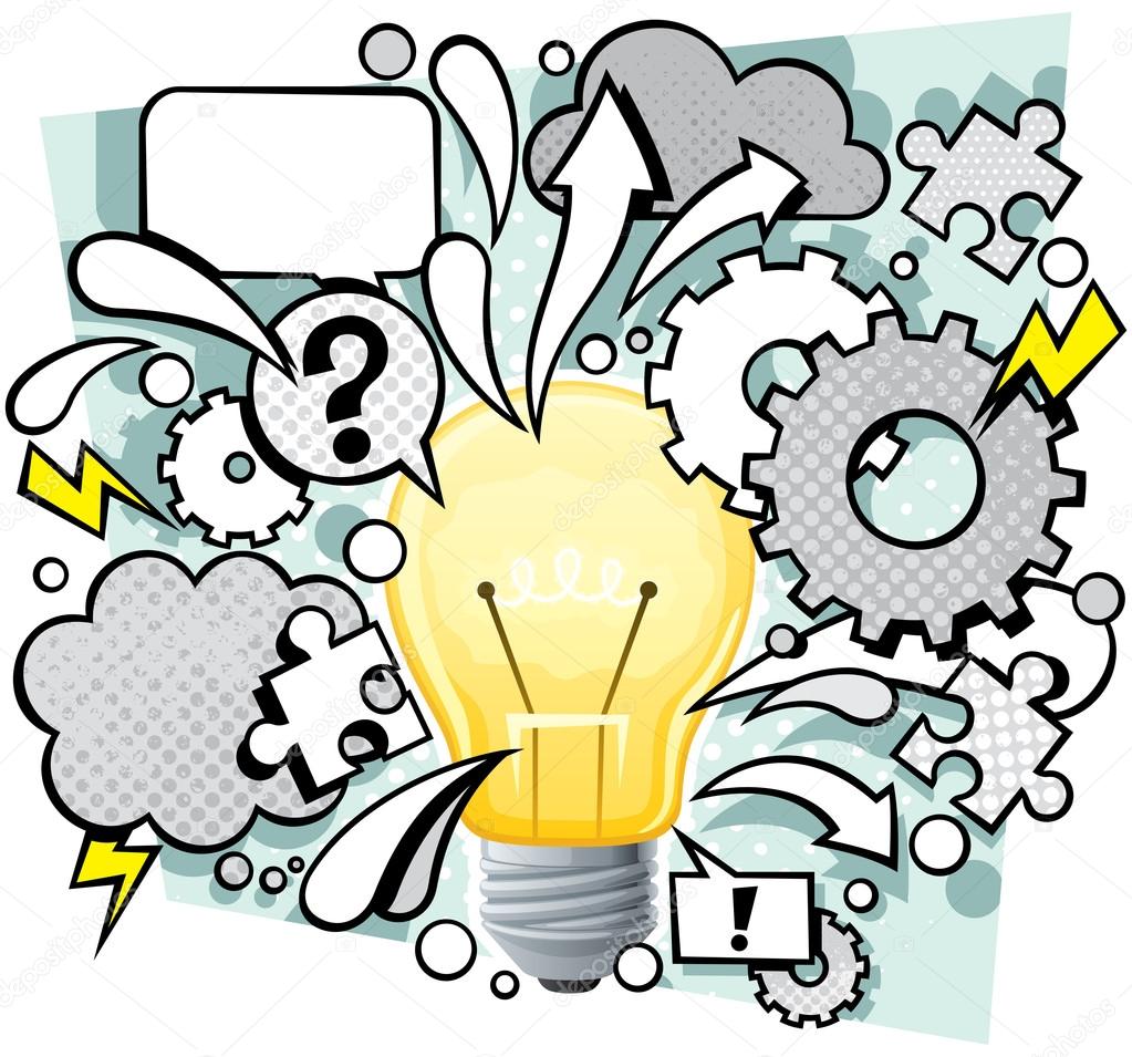 Idea Conceptual Illustration Stock Vector Image by ©Malchev #101973010 Idea Conceptual Illustration Stock Vector Image by ©Malchev #101973010