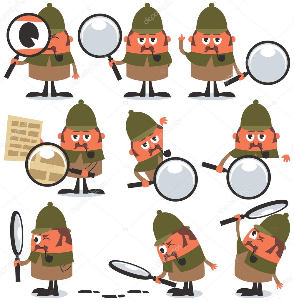 Detective Pack — Stock Vector © Malchev #62366251