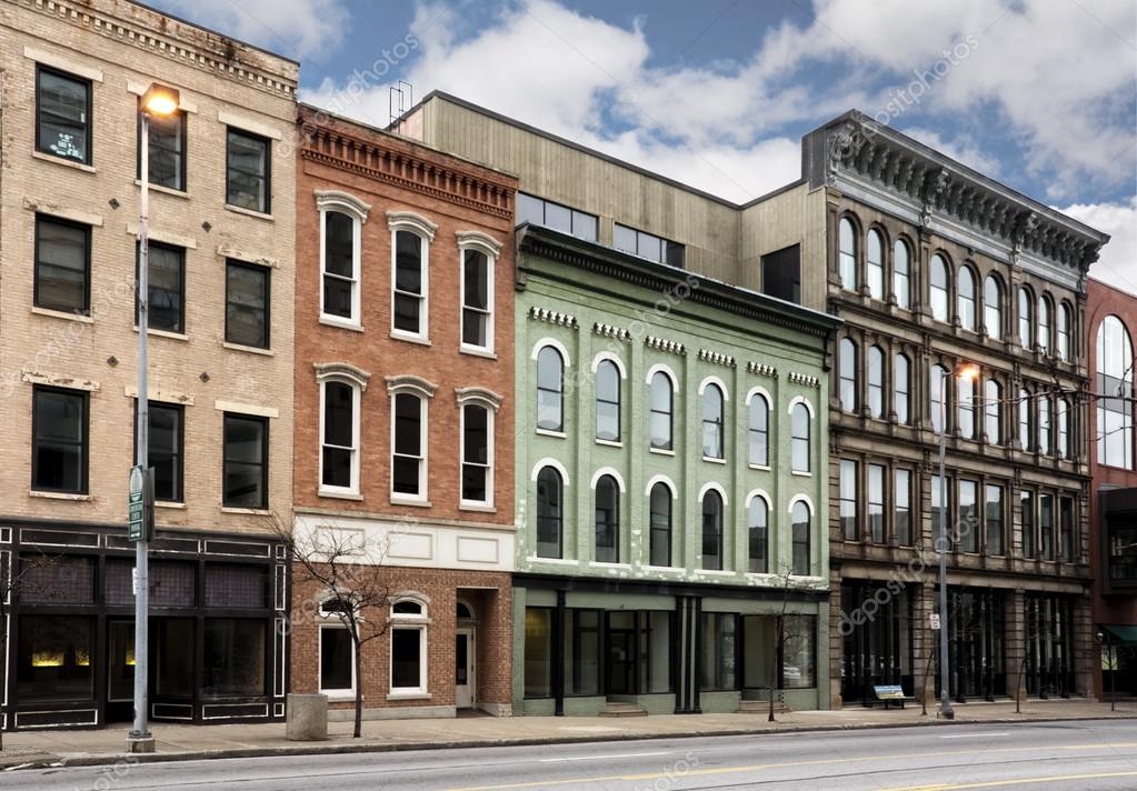Small Town Main Street Shops