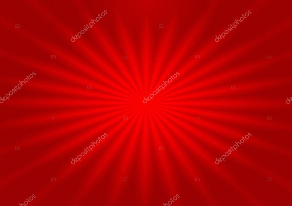 Red Sunburst Background