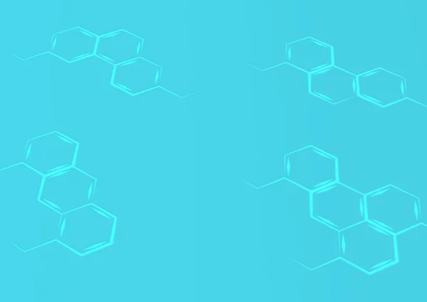 Background with structural chemical formulas — Stock Photo ...