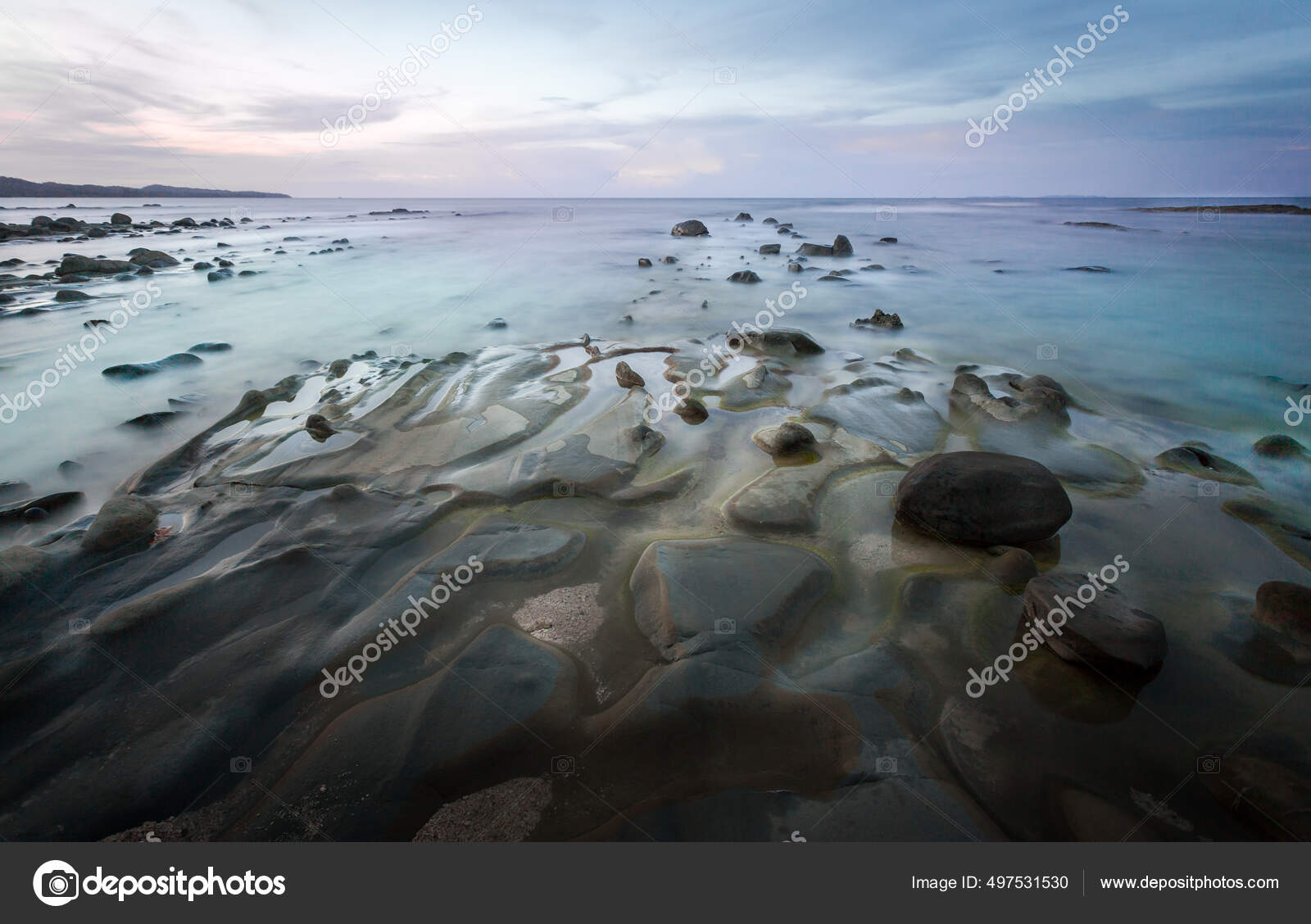 Long Exposure Capture Coast Borneo Malaysia — Stock Photo © kaywiegand ...