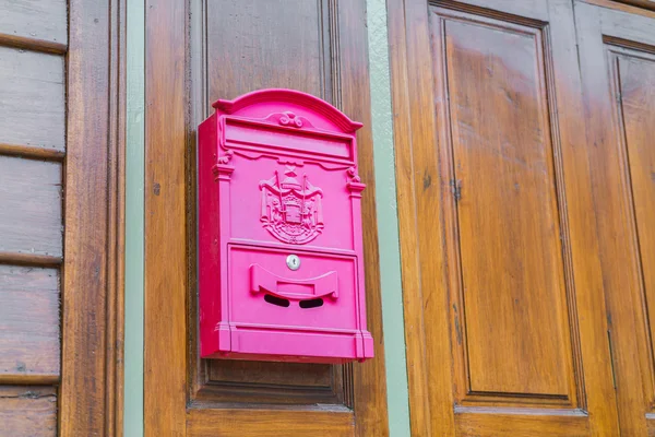 Red Mailbox — Stock Photo © magicinfoto #5247930