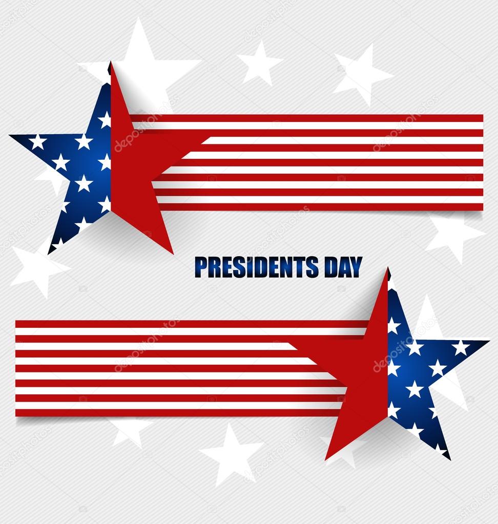Happy Presidents Day Banner
