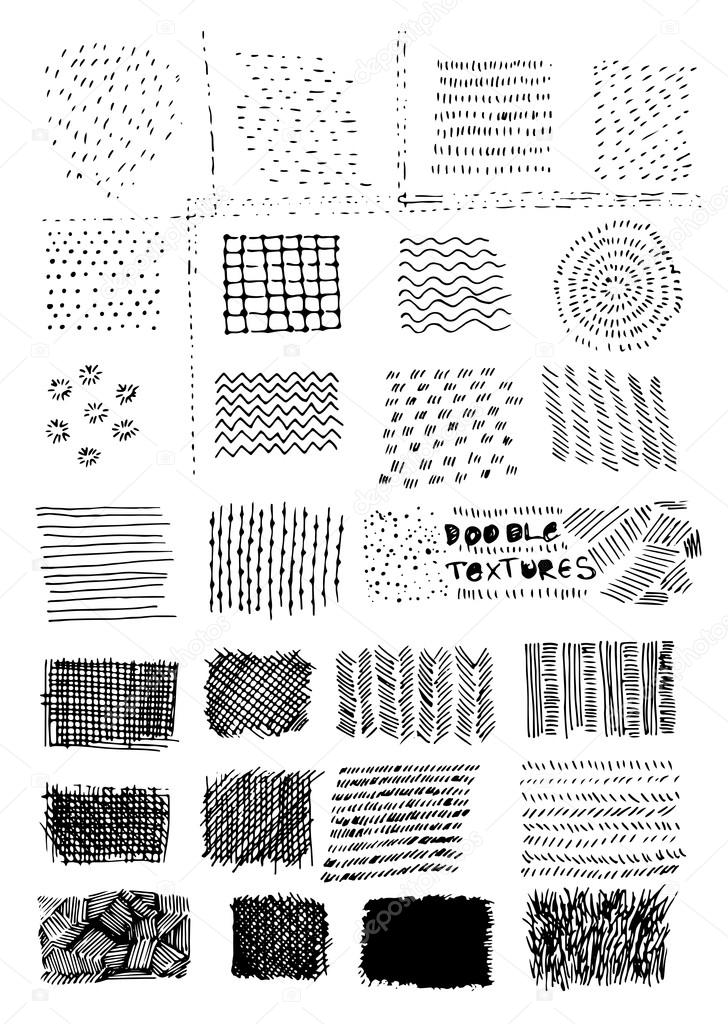 Hand drawn textures Stock Vector Image by ©katerinamk #115344316