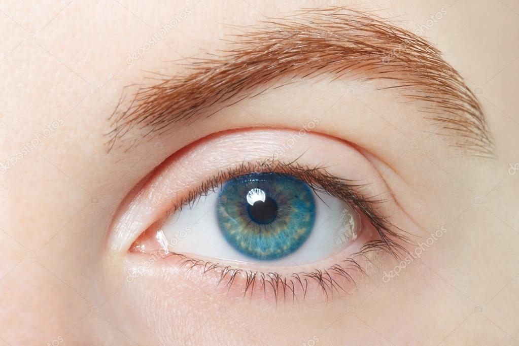 Human, blue healthy eye macro Stock Photo by ©AndreaA. 85954354