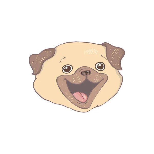 100,000 Cartoon pug Vector Images | Depositphotos