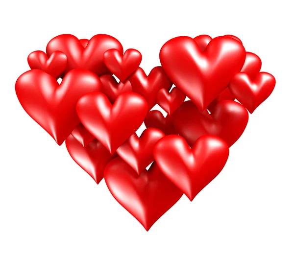 Border with red hearts in a row Stock Photo by ©teresaterra 8616057