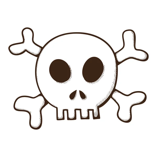 Simple Pirate Skull Tattoos