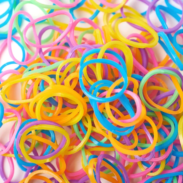 Surface covered with multiple loom bands - Stock Image - Everypixel