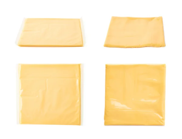 Single slice of processed cheese Stock Photo by ©nbvf89 114871178