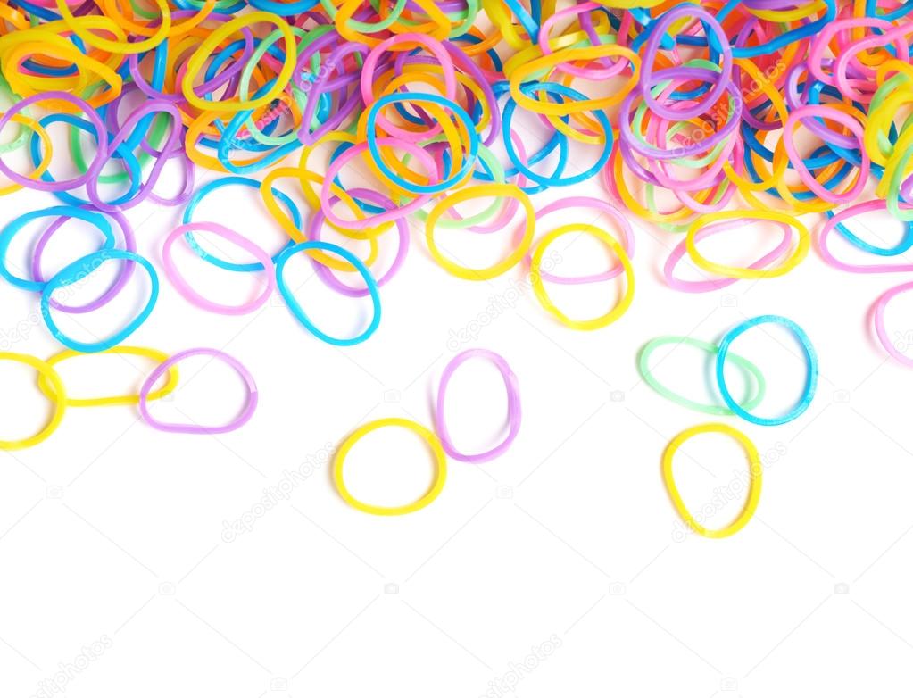 Surface covered with multiple loom bands Stock Photo by ©nbvf89 116098430
