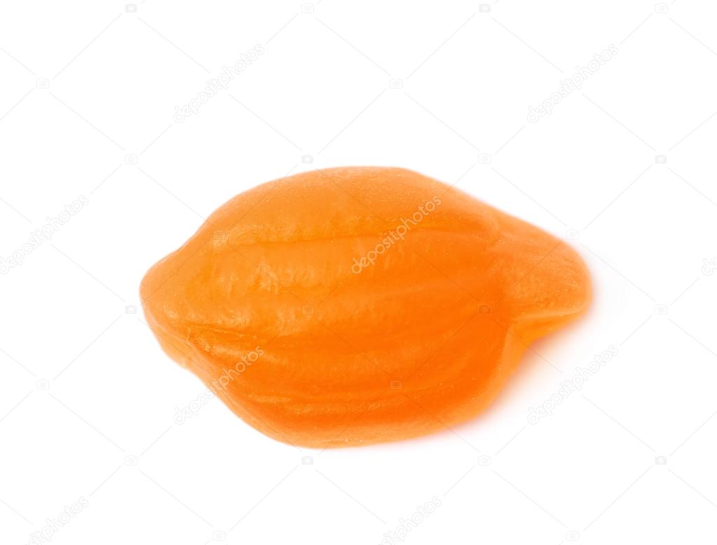 Orange shaped candy isolated — Stock Photo © nbvf89 #96772550
