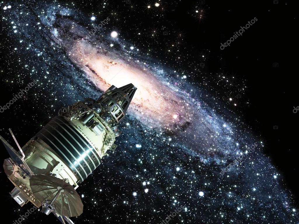 Milky Way From Earth Spaceship