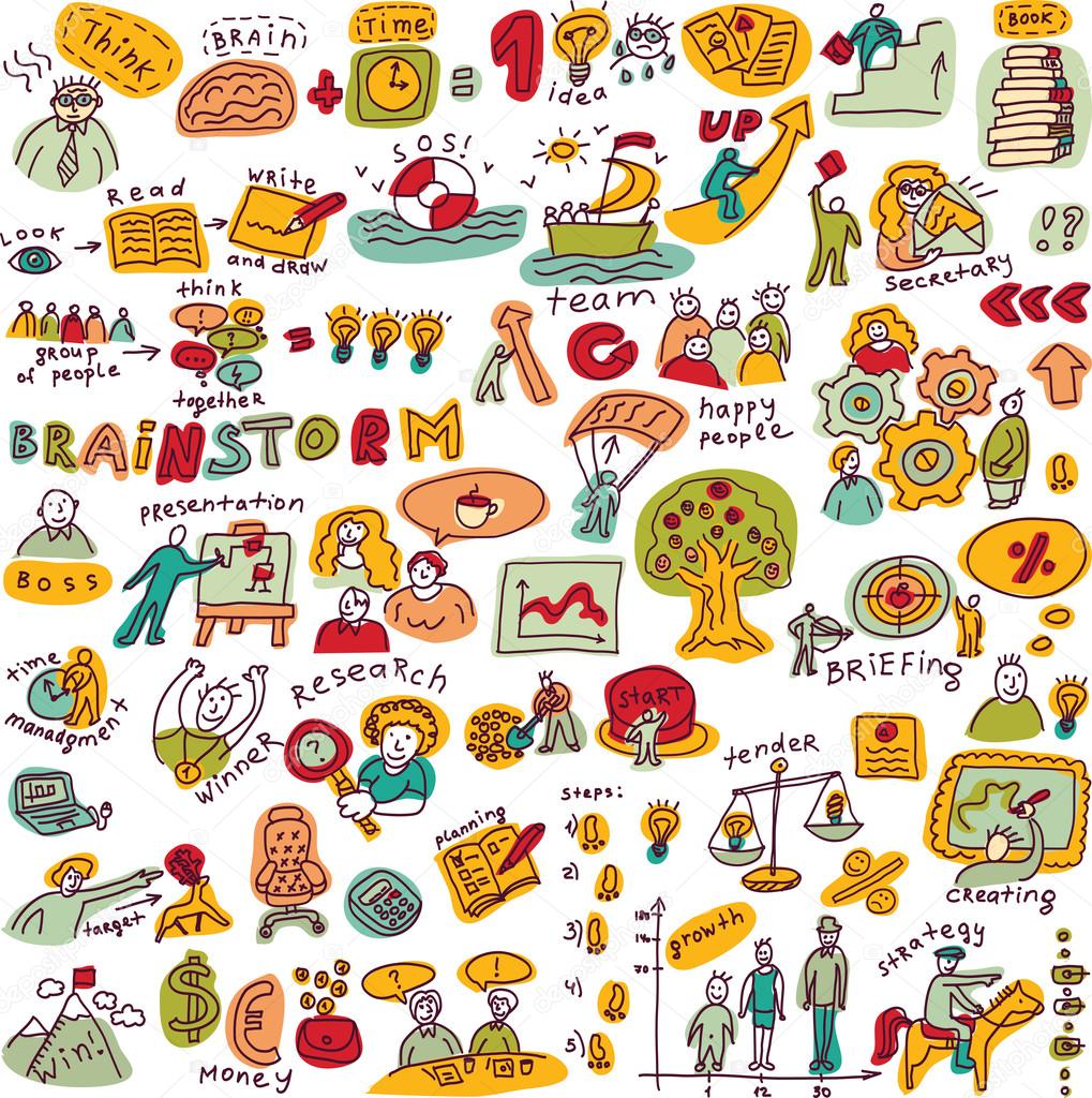 Set of creative people Stock Vector Image by ©dashk_ #77086479