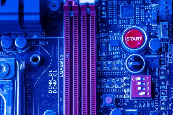 Motherboard blue Stock Photos, Royalty Free Motherboard blue Images ...