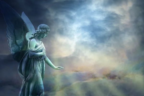 Beautiful angel in heaven - Stock Image - Everypixel