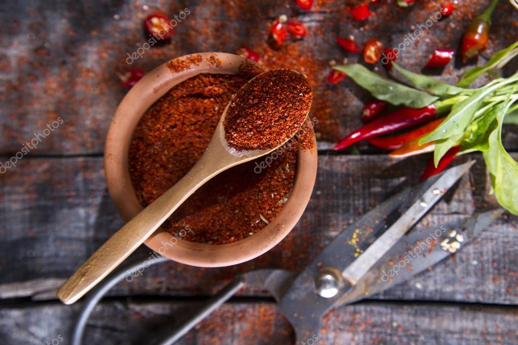 Chili powder — Stock Photo © Fotografiche #56933395