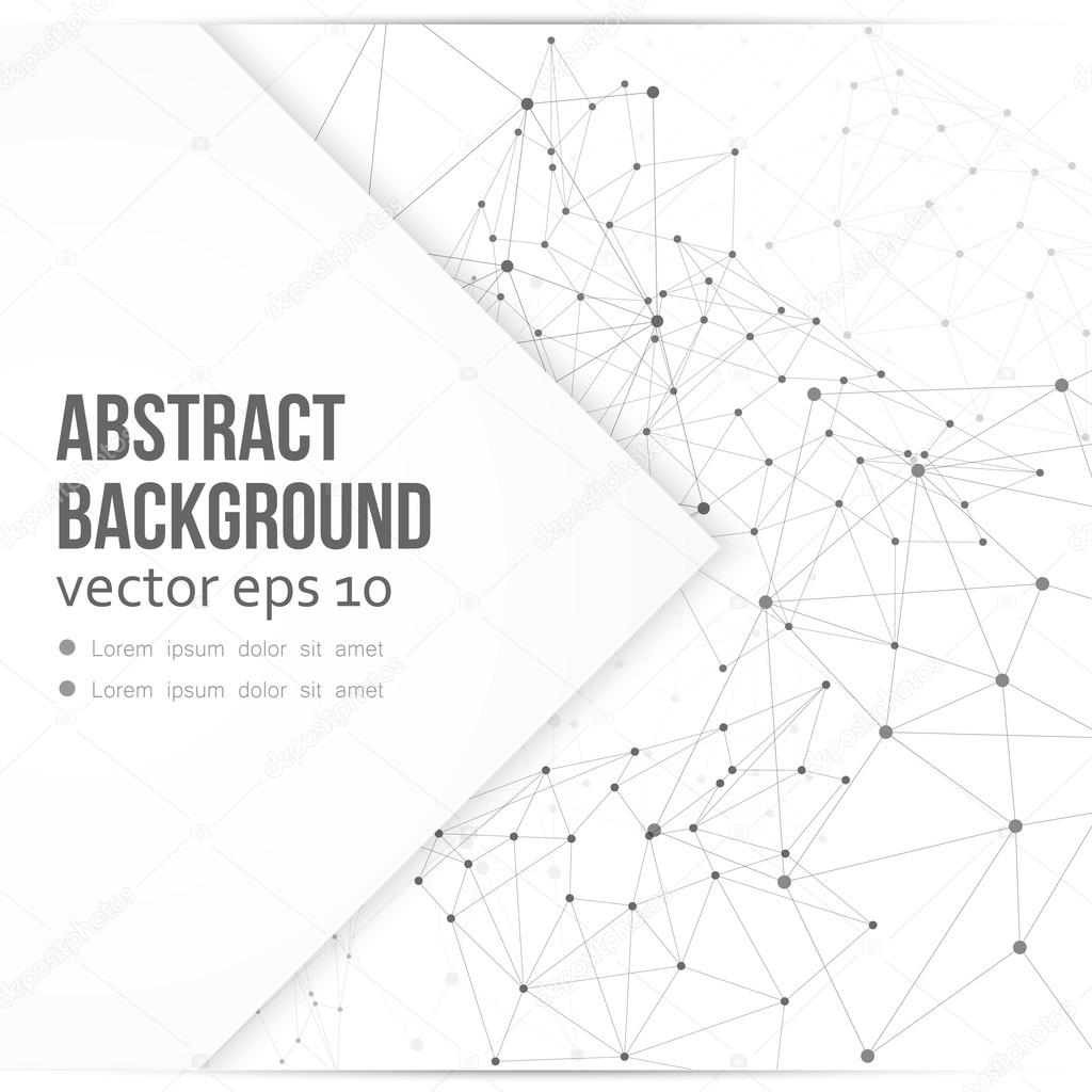 Vector network background abstract polygon Stock Vector Image by ...
