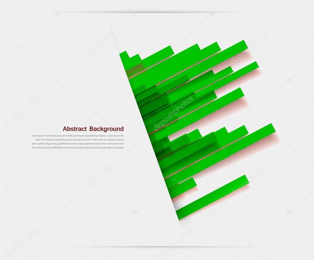 Vector banner background green lines Stock Vector Image by ©ikatod ...