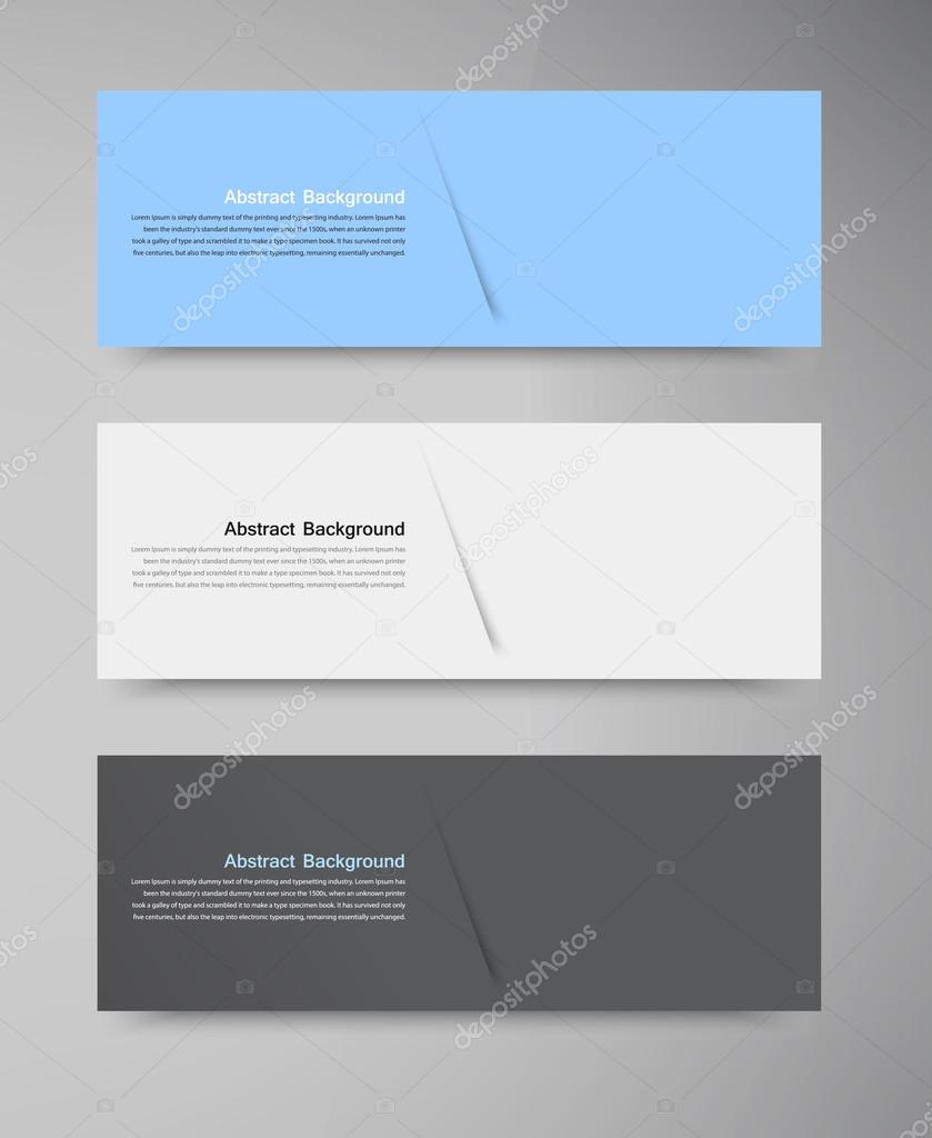 Vector banner color set Stock Vector Image by ©ikatod #59984005