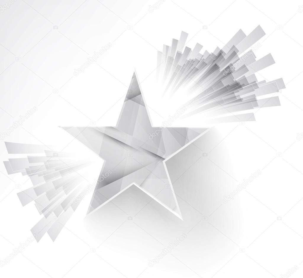 Vector white star. Stock Vector by ©ikatod 60127101